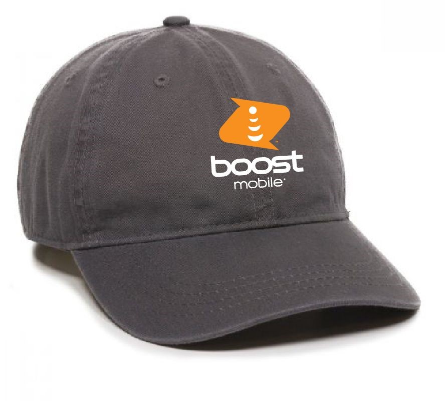 Boost | Garment Washed Cotton Twill Cap with Boost Logo | B302
