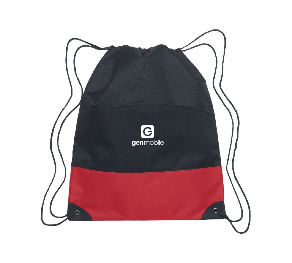 Gen Mobile | Drawstring Sports Pack with Gen Mobile Logo | G617
